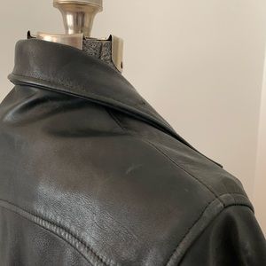 Club Monaco | Jackets & Coats | Vintage Club Monaco Leather Jacket Mens ...